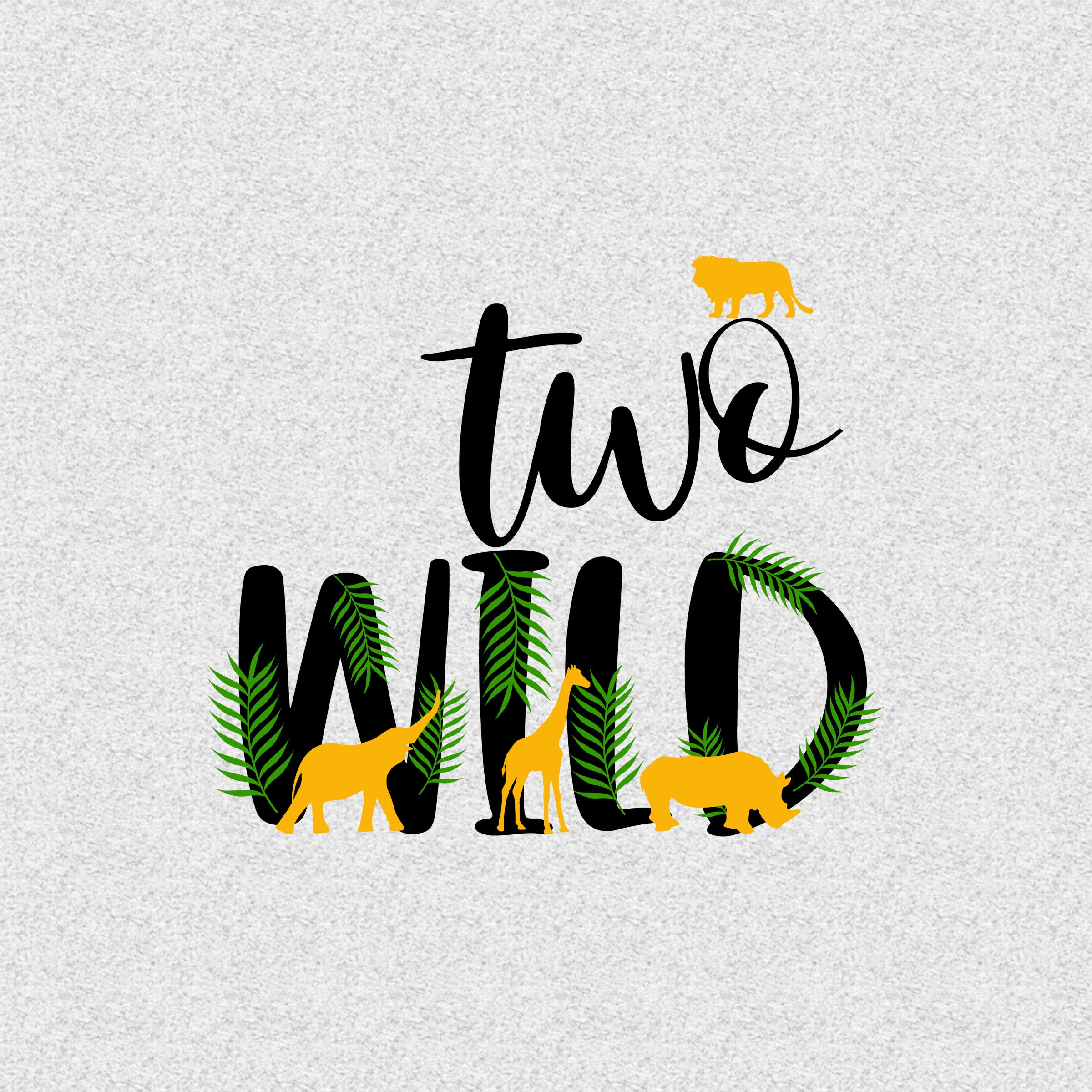 Two Wild SVG Wild Two Svg 2 Birthday SVG Safari Two Wild - Etsy Canada