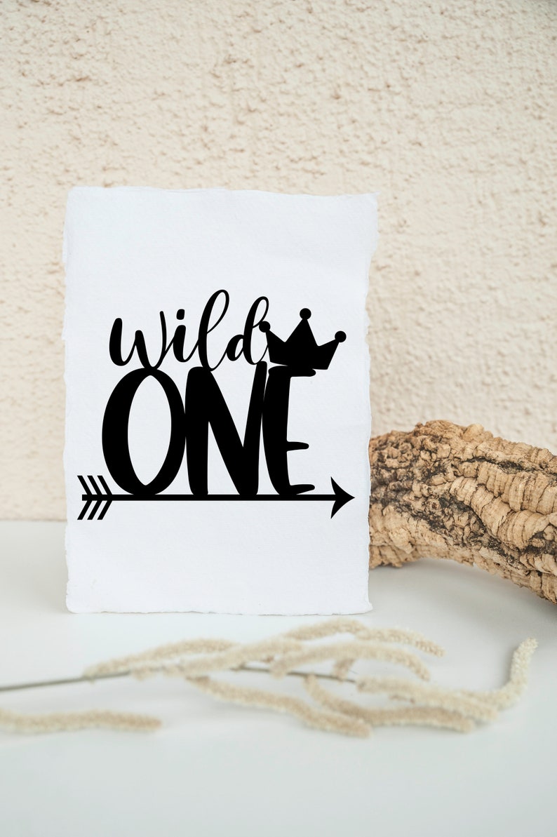 Wild One SVG 1st Birthday SVG Wild One Topper SVG Cake | Etsy