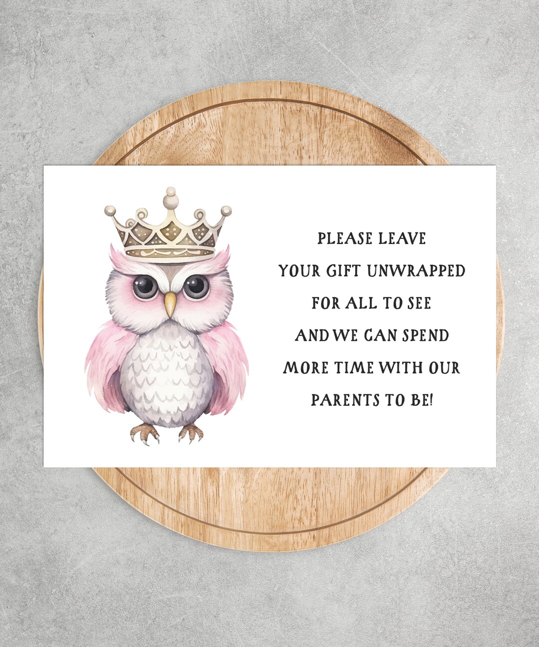 Girl Baby Shower Tags Printable Display Shower Gift Tag Insert ...