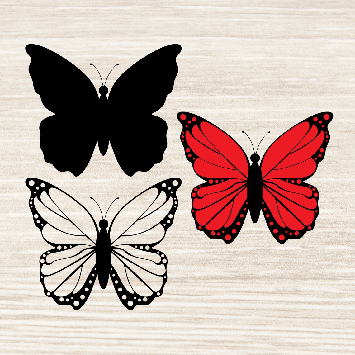 Butterfly SVG Butterfly Svg File Butterfly Layered Svg - Etsy