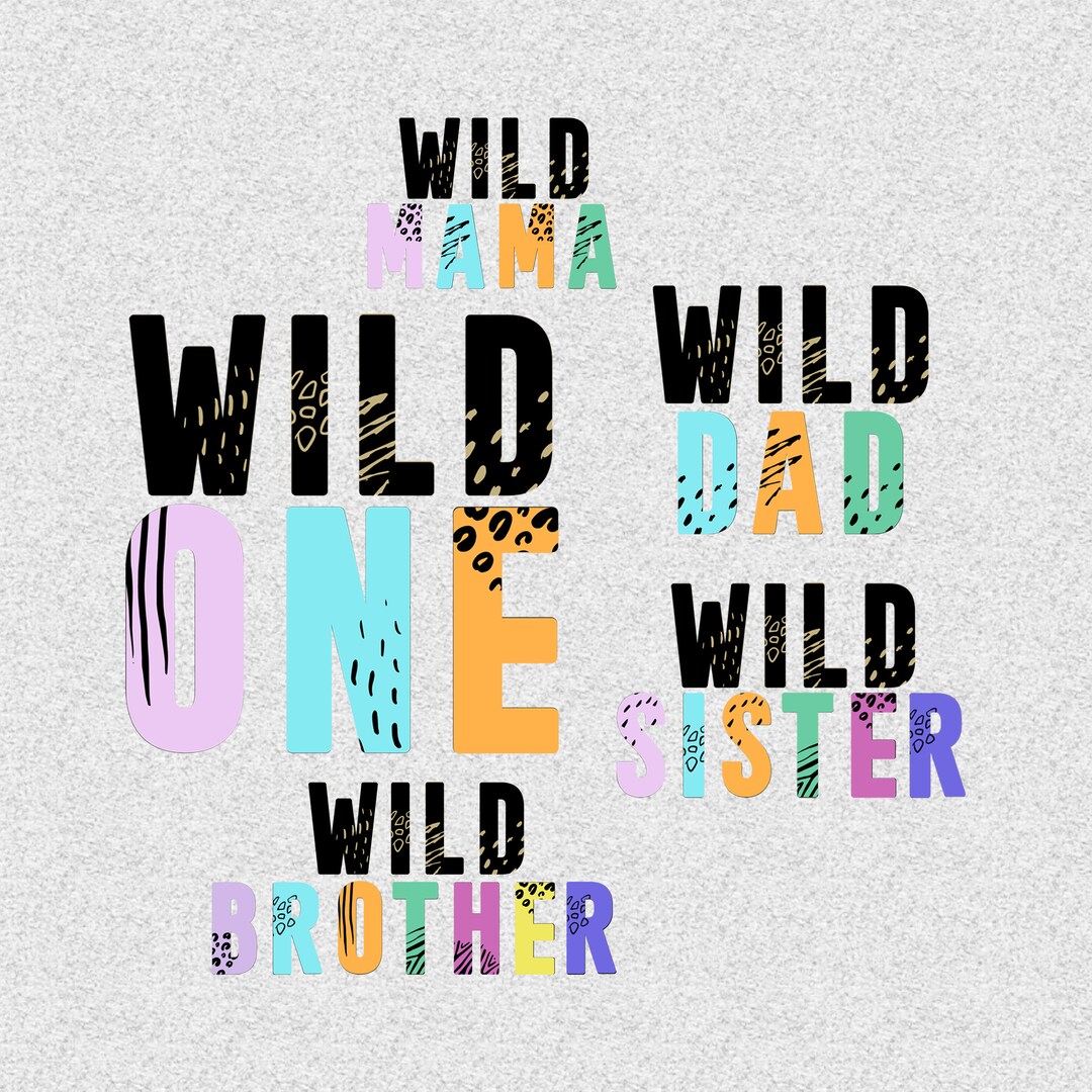 Birthday Svg Bundle Wild One SVG Wild Mama Svg 1st Birthday SVG First ...