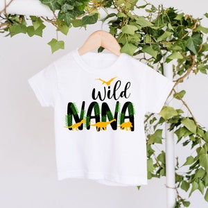 Wild Nana Svg Nana of the Wild Svg Birthday Dinosaur Svg - Etsy