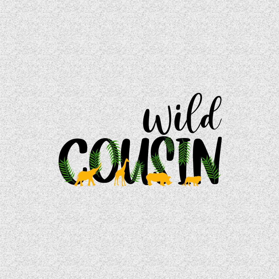 Wild Cousin SVG Wild Aunt Svg Wild Uncle Svg Birthday SVG | Etsy