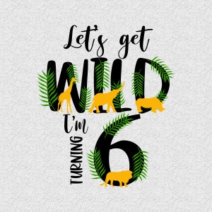 6 Birthday Boy Svg I'm Turning 6 Svg Birthday 6 Year Old Birthday Boy ...