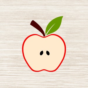 Apple Svg Apple Clipart Teacher Svg School Svg Silhouette Cut Files ...