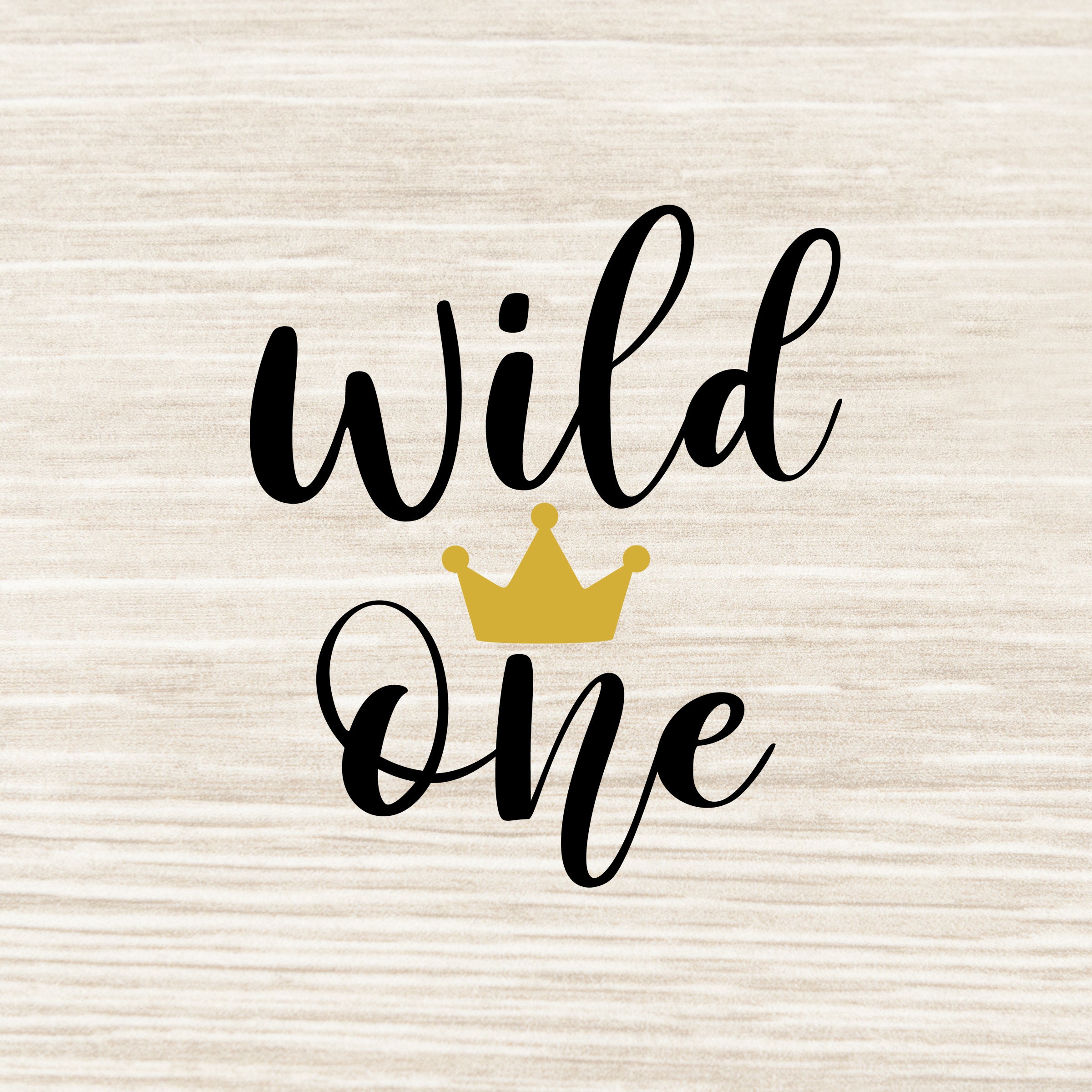 Wild One Crown SVG Wild One Birthday Boy Girl SVG 1st - Etsy