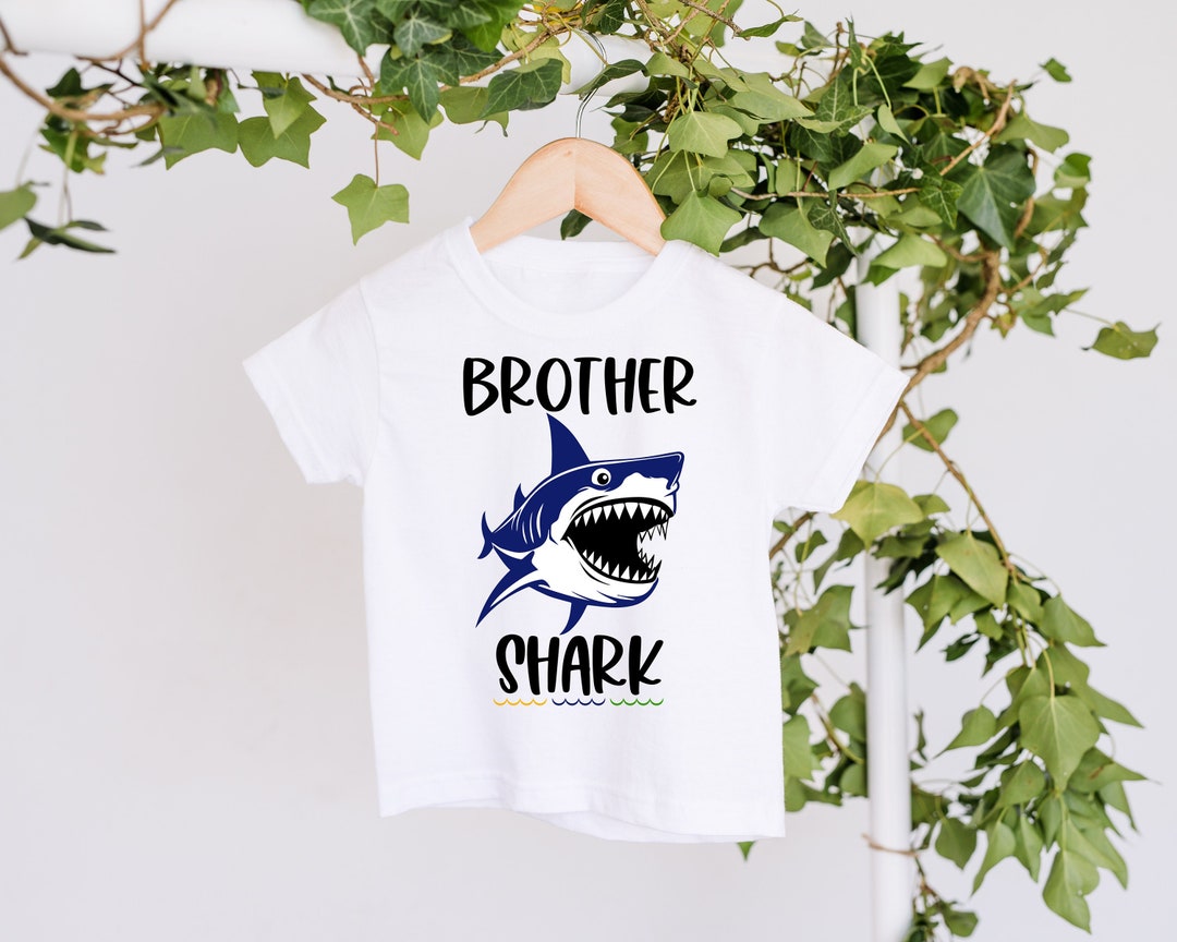 Brother SVG Birthday Svg Shark Svg Png Cutting Files for Silhouette ...