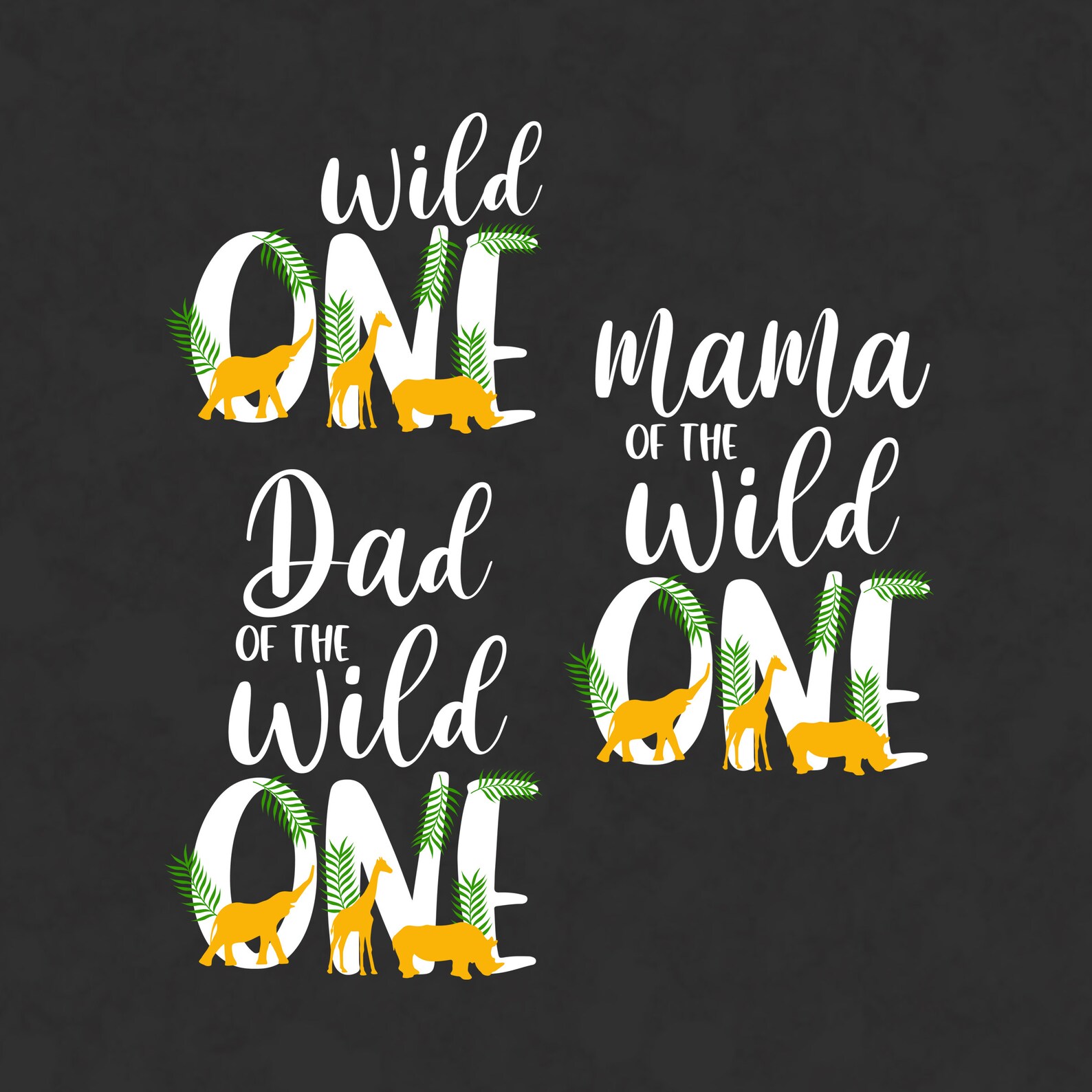 Wild One SVG Wild Mom Svg Dad of the Wild One Svg 1st Birthday Family ...