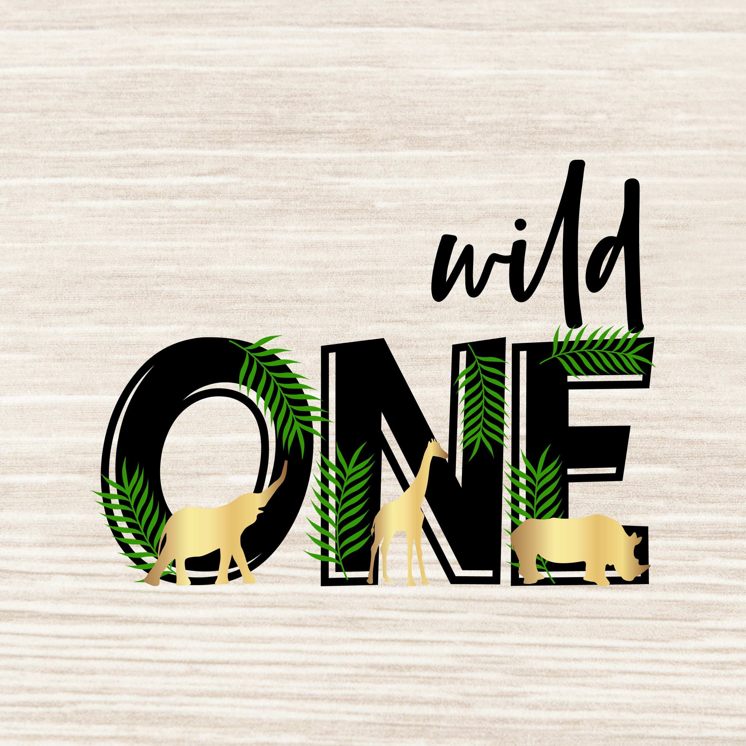 Wild One SVG 1st Birthday SVG Safari Wild One SVG First - Etsy