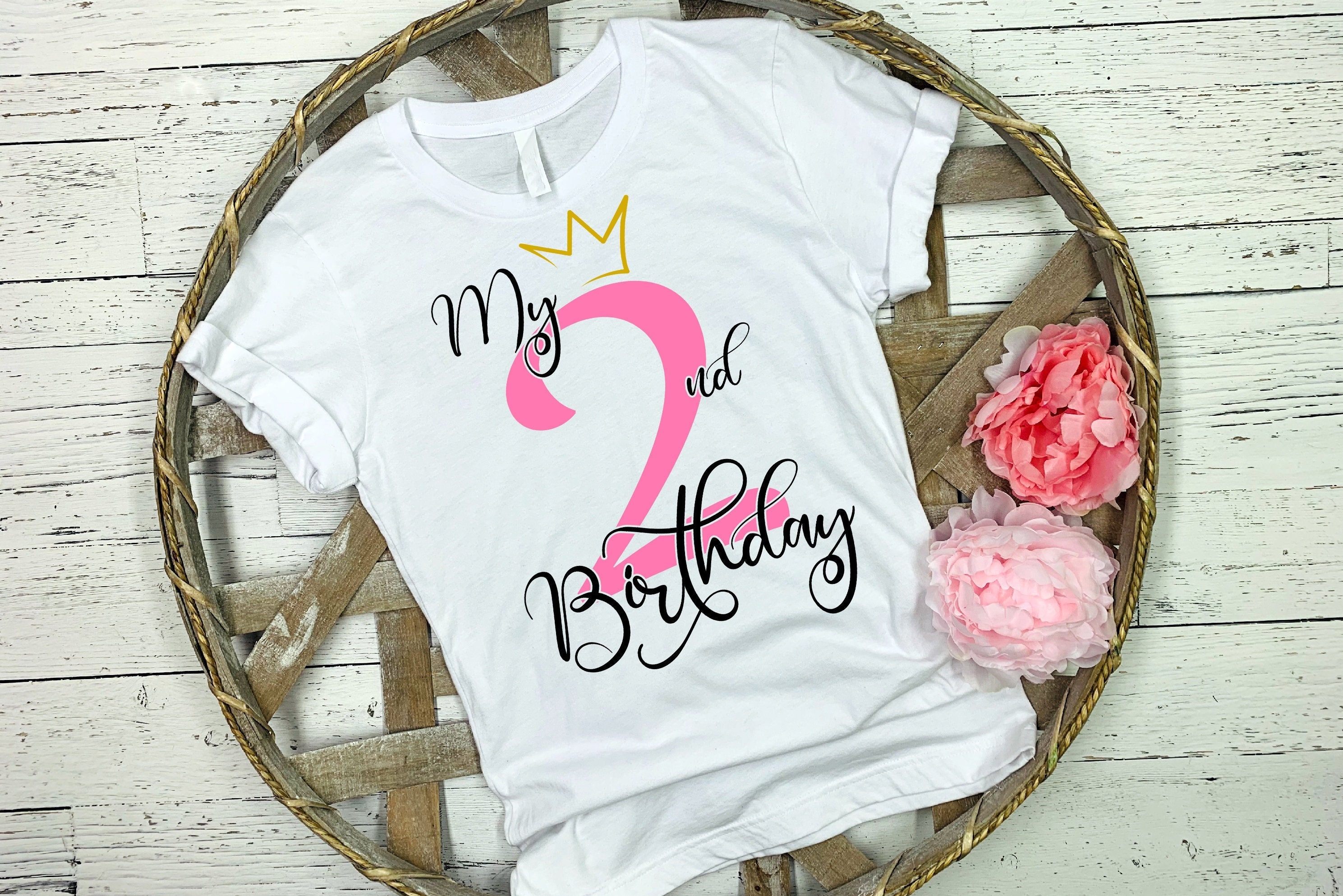 Two Birthday Svg Second Birthday SVG 2nd Birthday Svg - Etsy