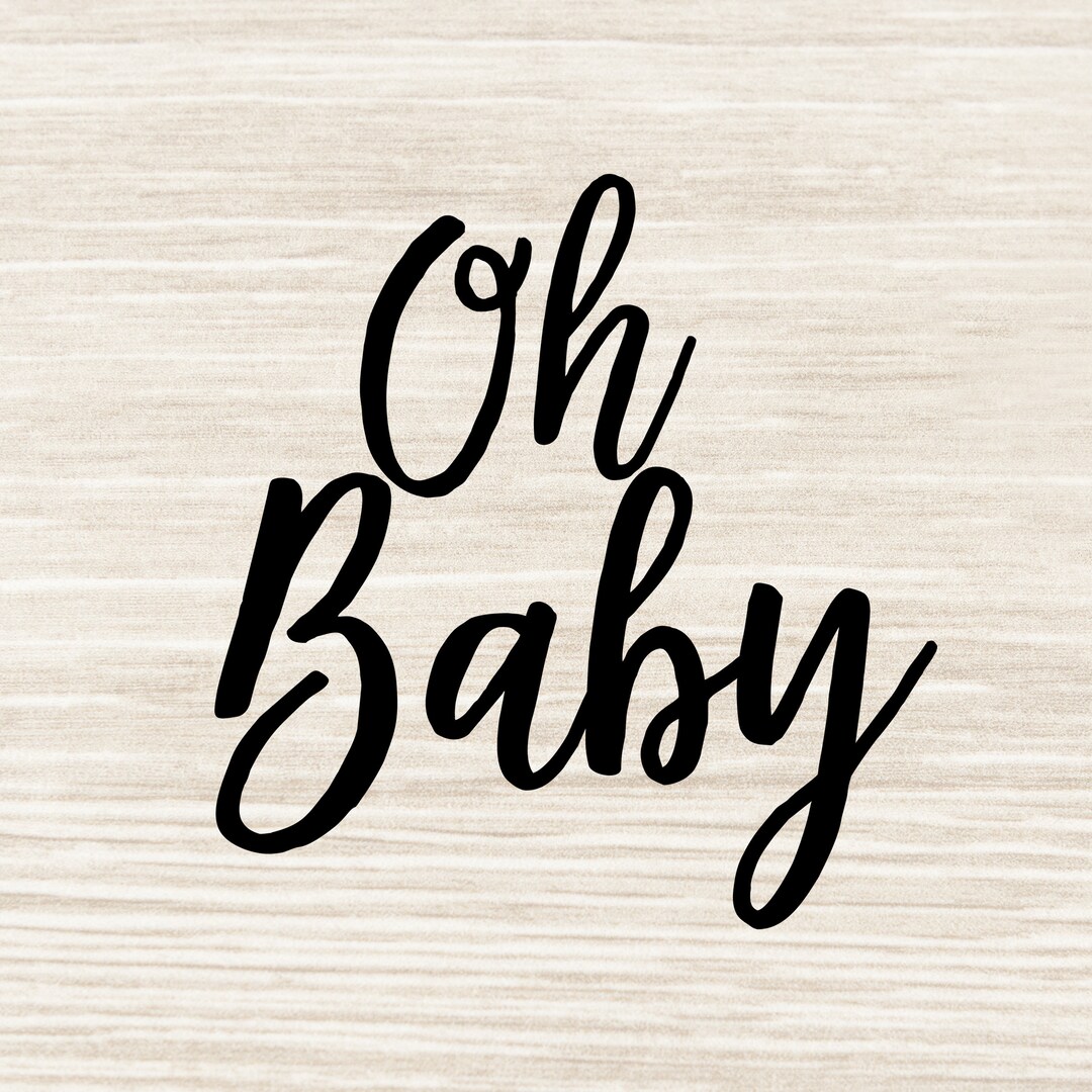Oh Baby SVG Onesies Cut Files, Eps, Dxf, Png, Jpeg | AQ4 - Etsy