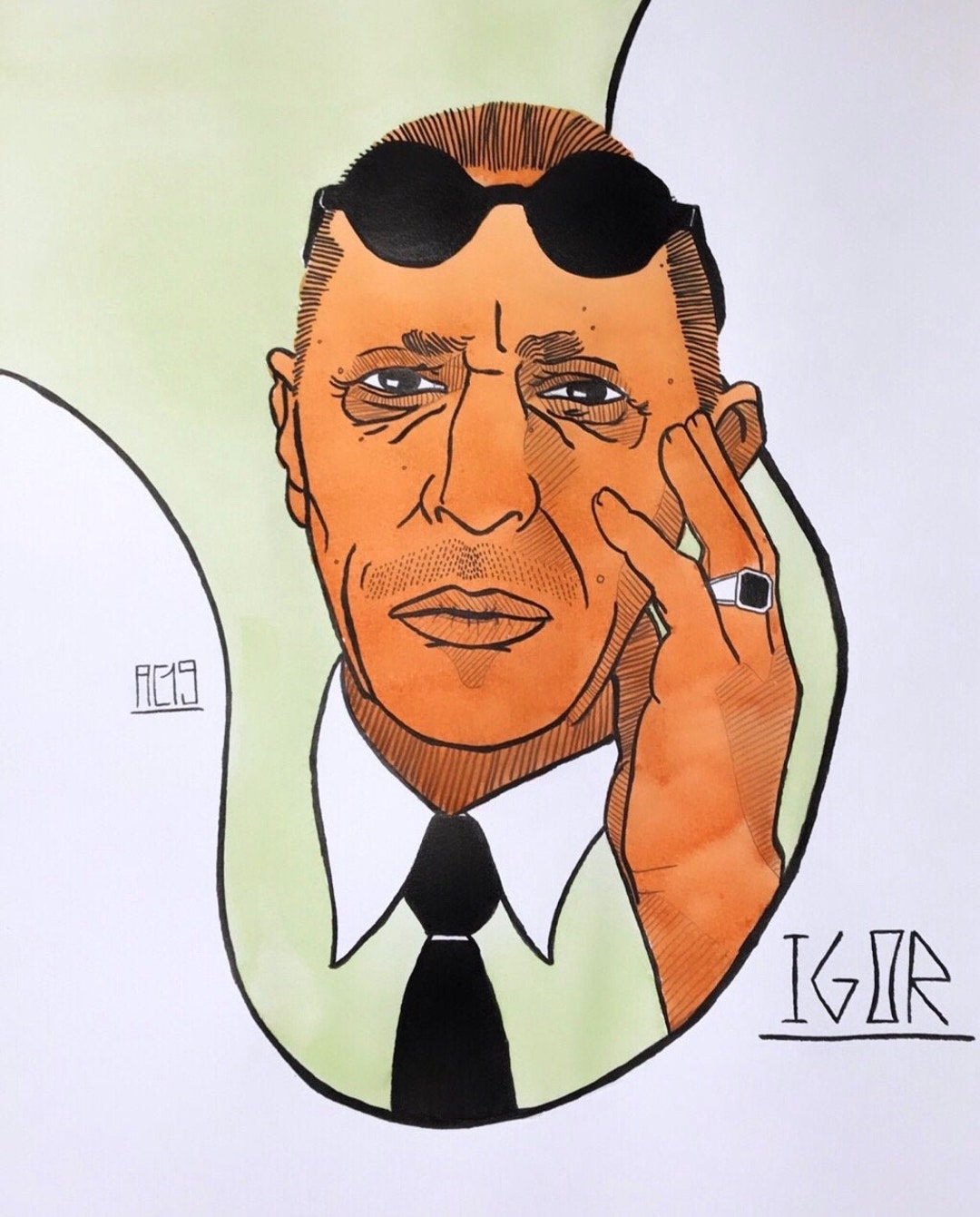 Igor Stravinsky, Art Print - Etsy