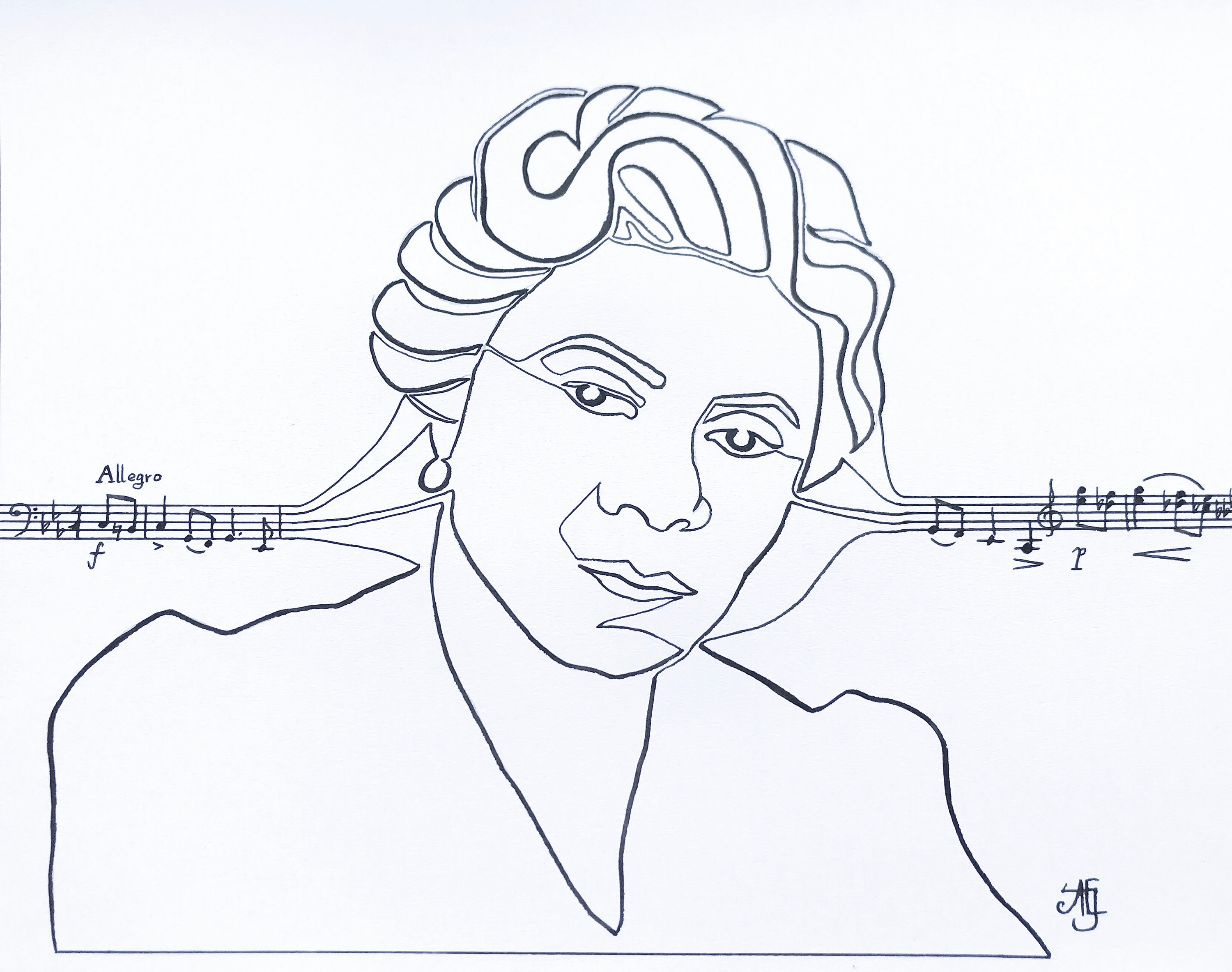 Florence Price, Customizable Portrait - Etsy