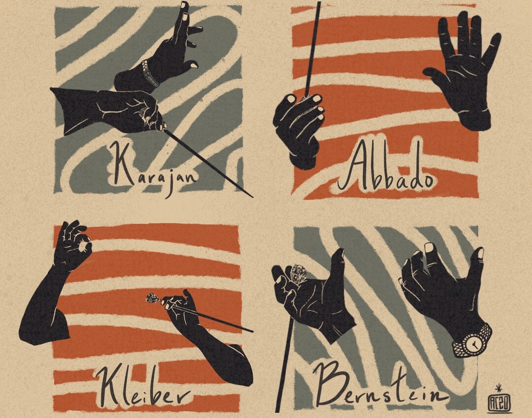 Four Legends, Conductor Art Print - Etsy