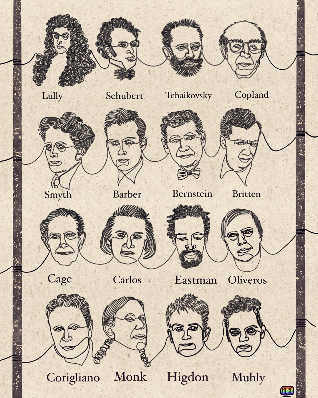 Queer Composer Heroes - Etsy