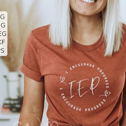 I Encourage Progress SVG IEP Svg Teacher SVG Teacher - Etsy