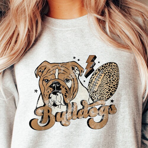 Bulldogs Leopard Print PNG Bulldogs Football Png Sublimation - Etsy