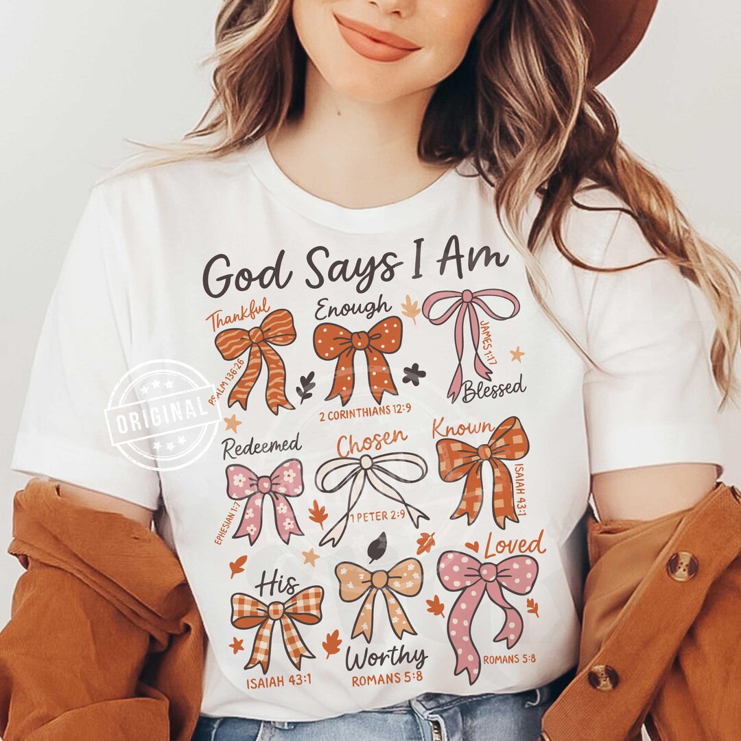 God Says I Am Png Svg, Faith Fall Svg, Jesus Fall Png, Christian Fall ...