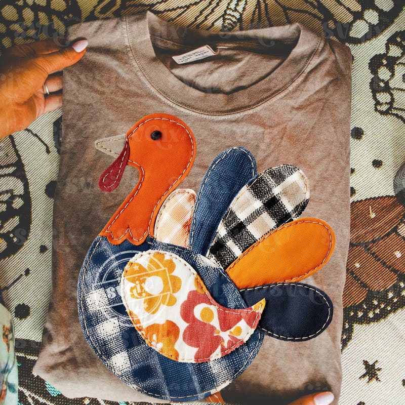 Patchwork Turkey Pattern - Etsy