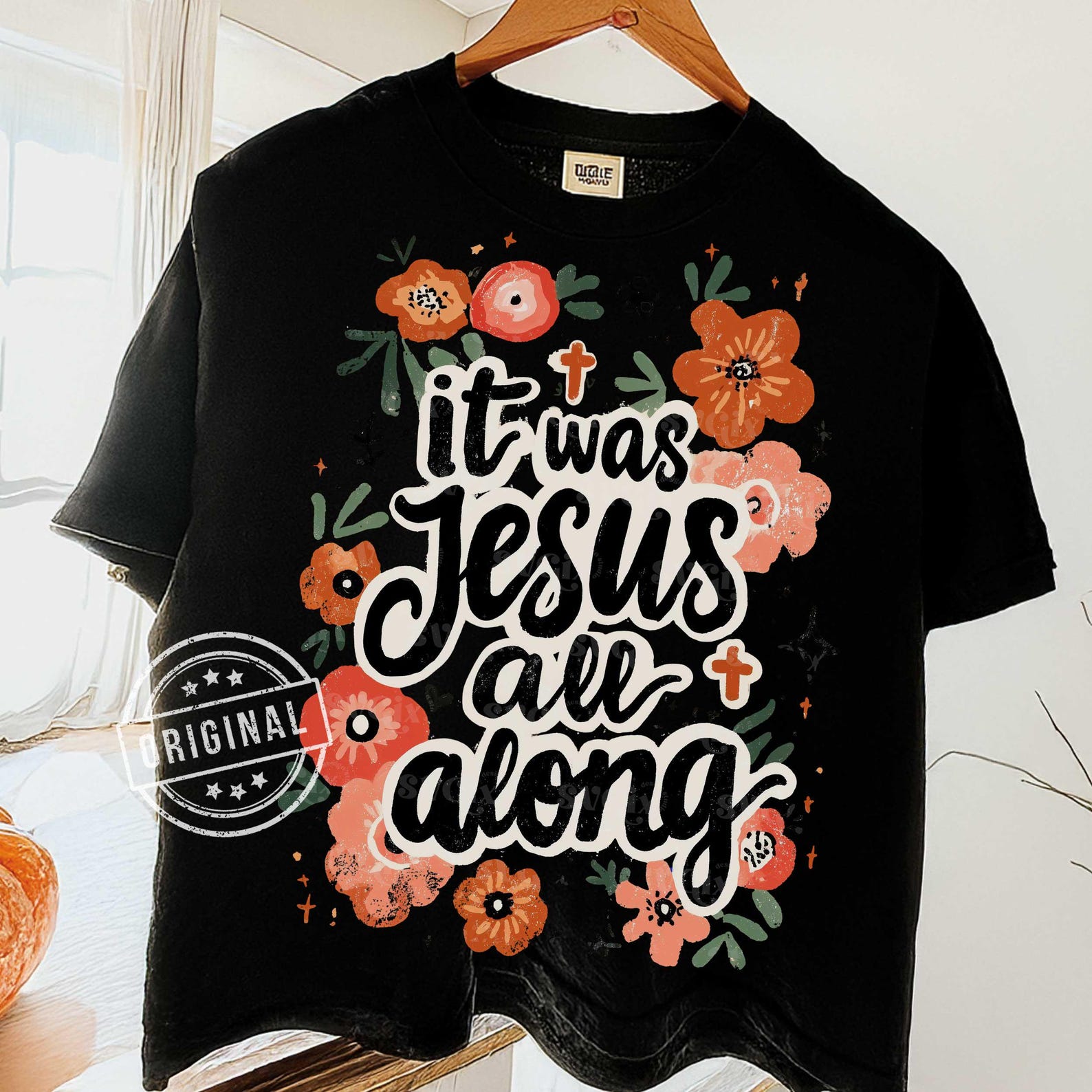 It Was Jesus All Along, Fall Faith PNG, Jesus Autumn PNG, Bible Verse ...