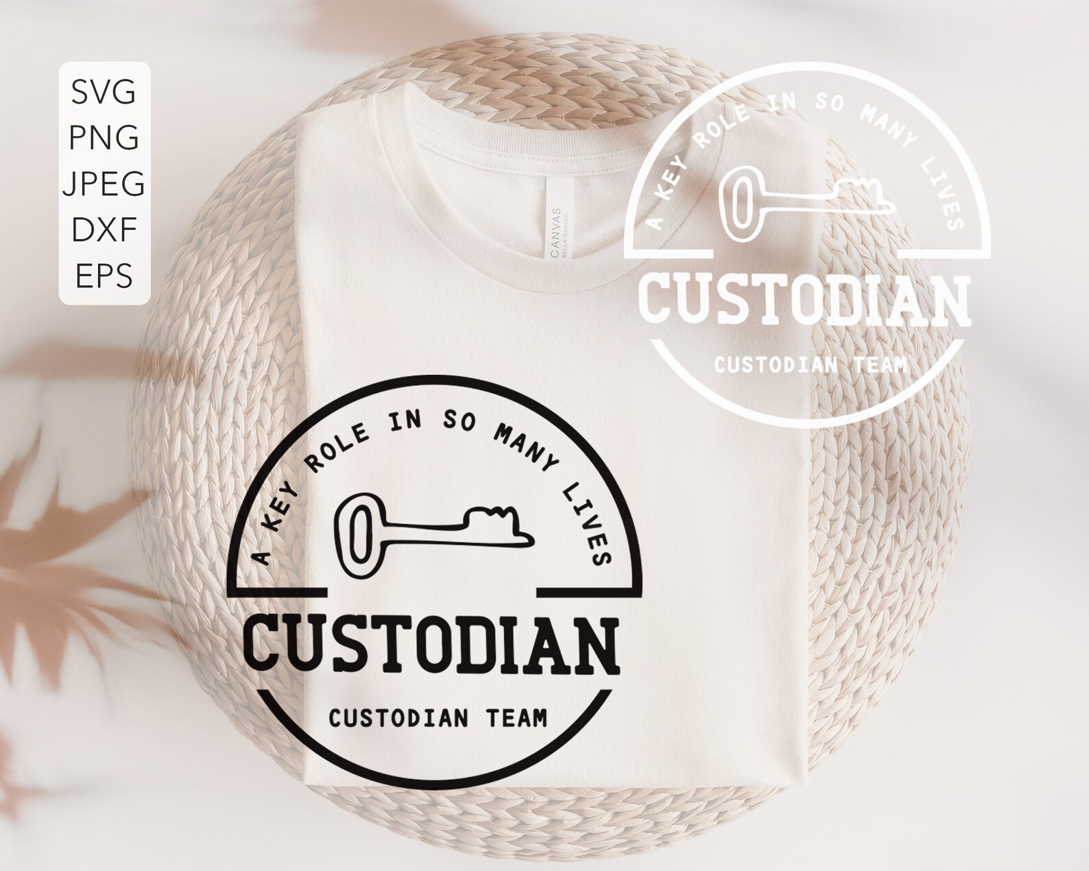 Custodian Svg, Custodian Appreciation SVG, A Key Role in so Many Lives ...