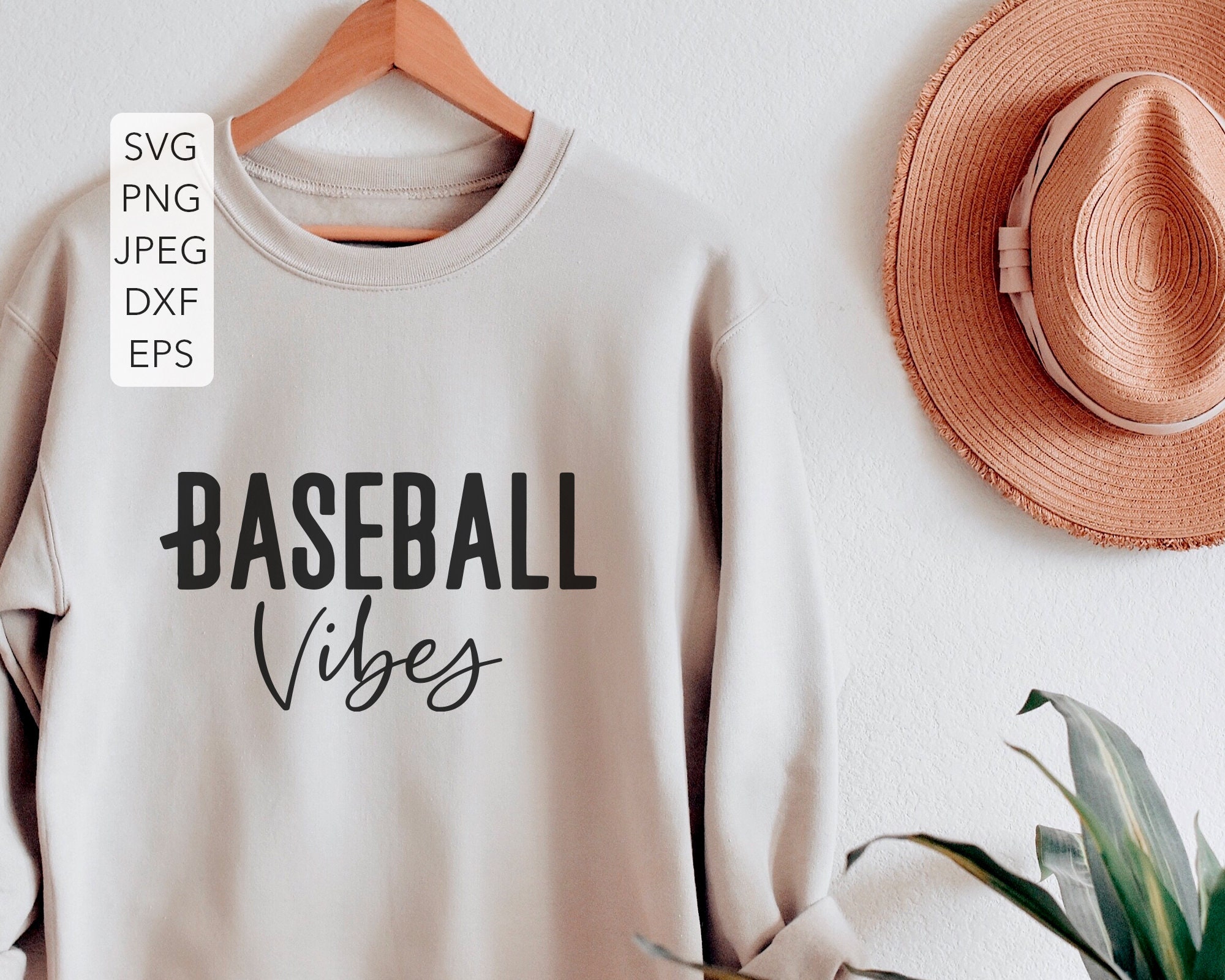 Baseball Vibes SVG Baseball Season Svg Baseball Mom Svg - Etsy
