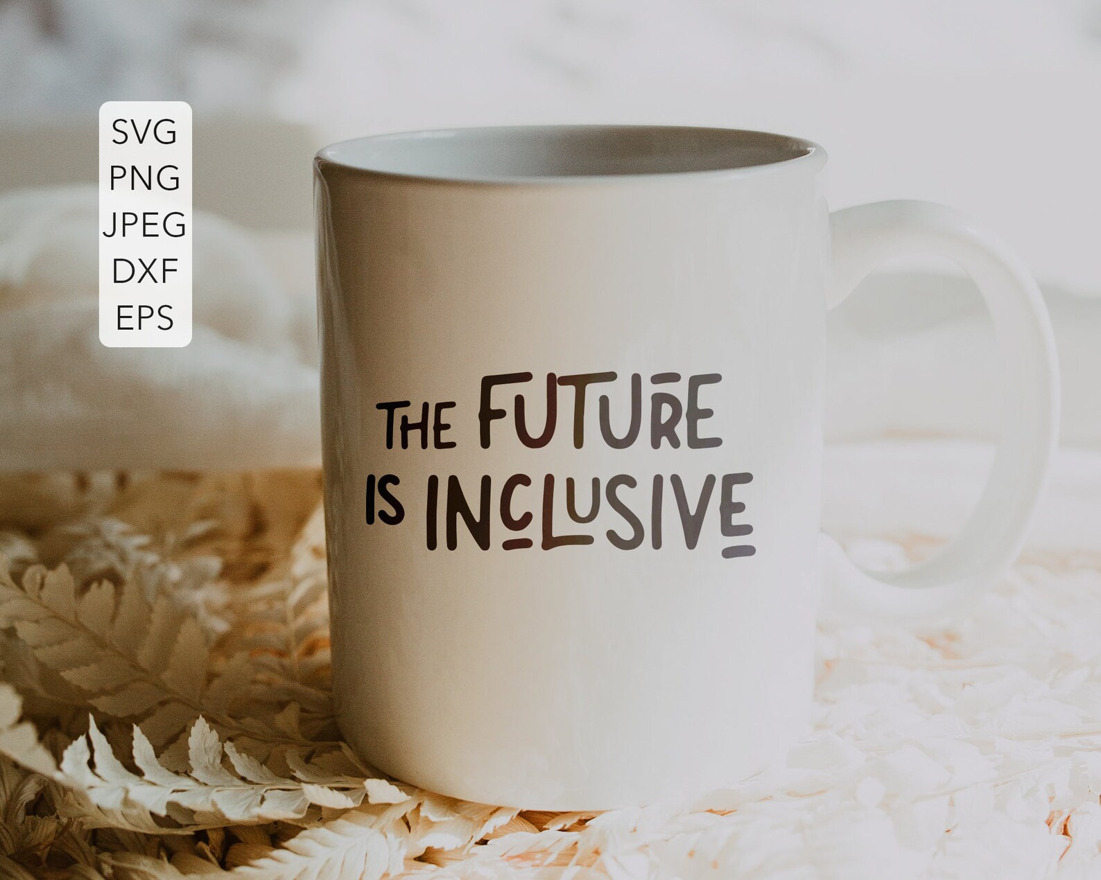 The future is inclusive svg autism svg adhd svg borderline | Etsy