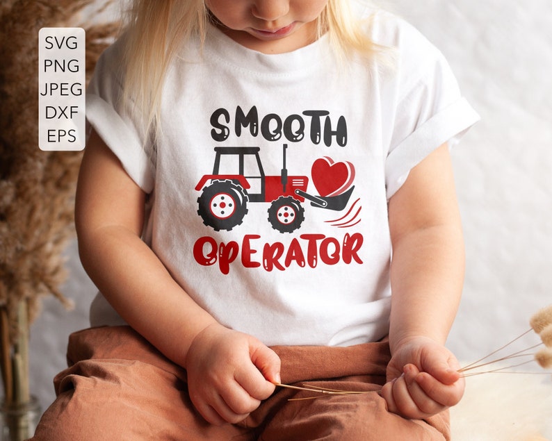 Smooth Operator SVG Boys Valentines Svg Valentines Tractor - Etsy