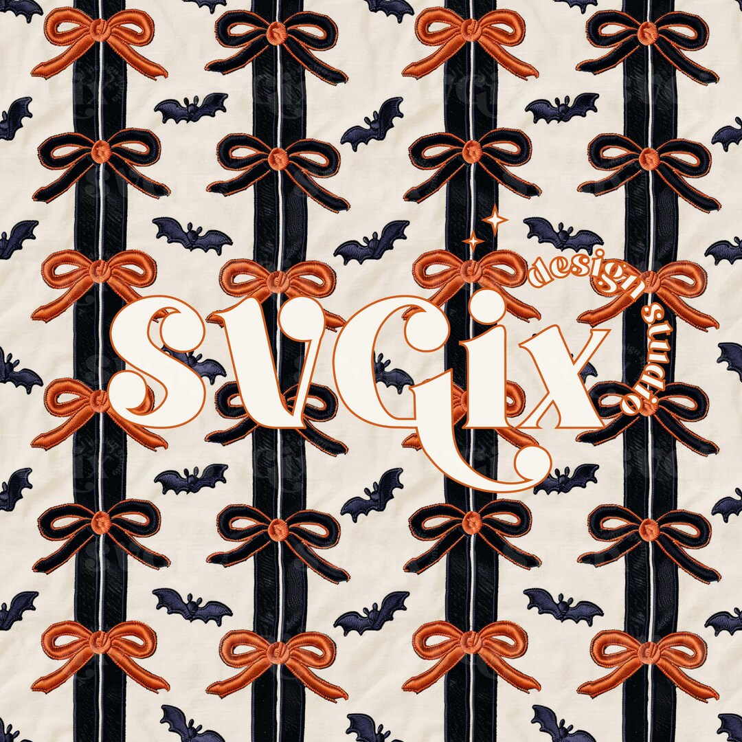 Halloween Coquette Seamless Pattern by Svgix - Digital Paper - Instant Download - Etsy