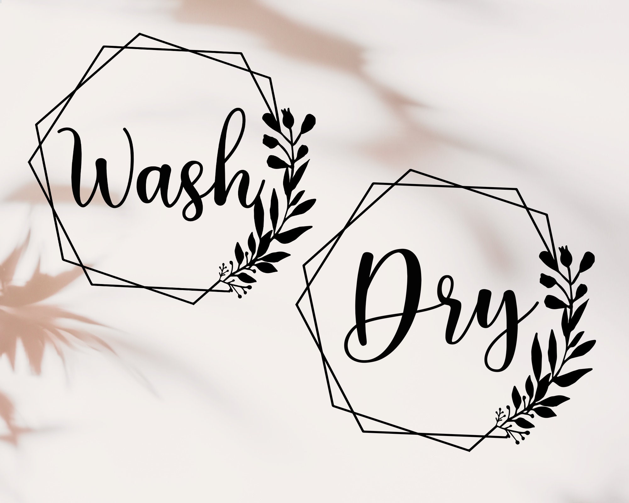 Wash Dry SVG Washer Dryer SVG Laundry Svg Files for Cricut | Etsy