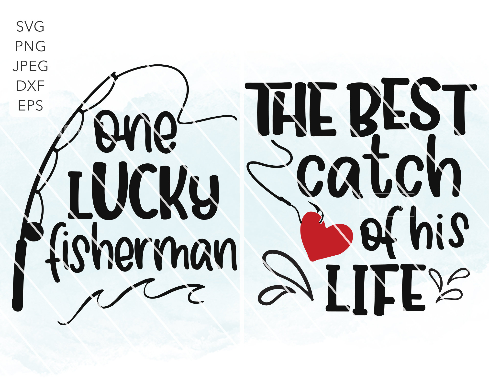 One Lucky Fisherman Best Catch of His Life Svg Fishing - Etsy Australia