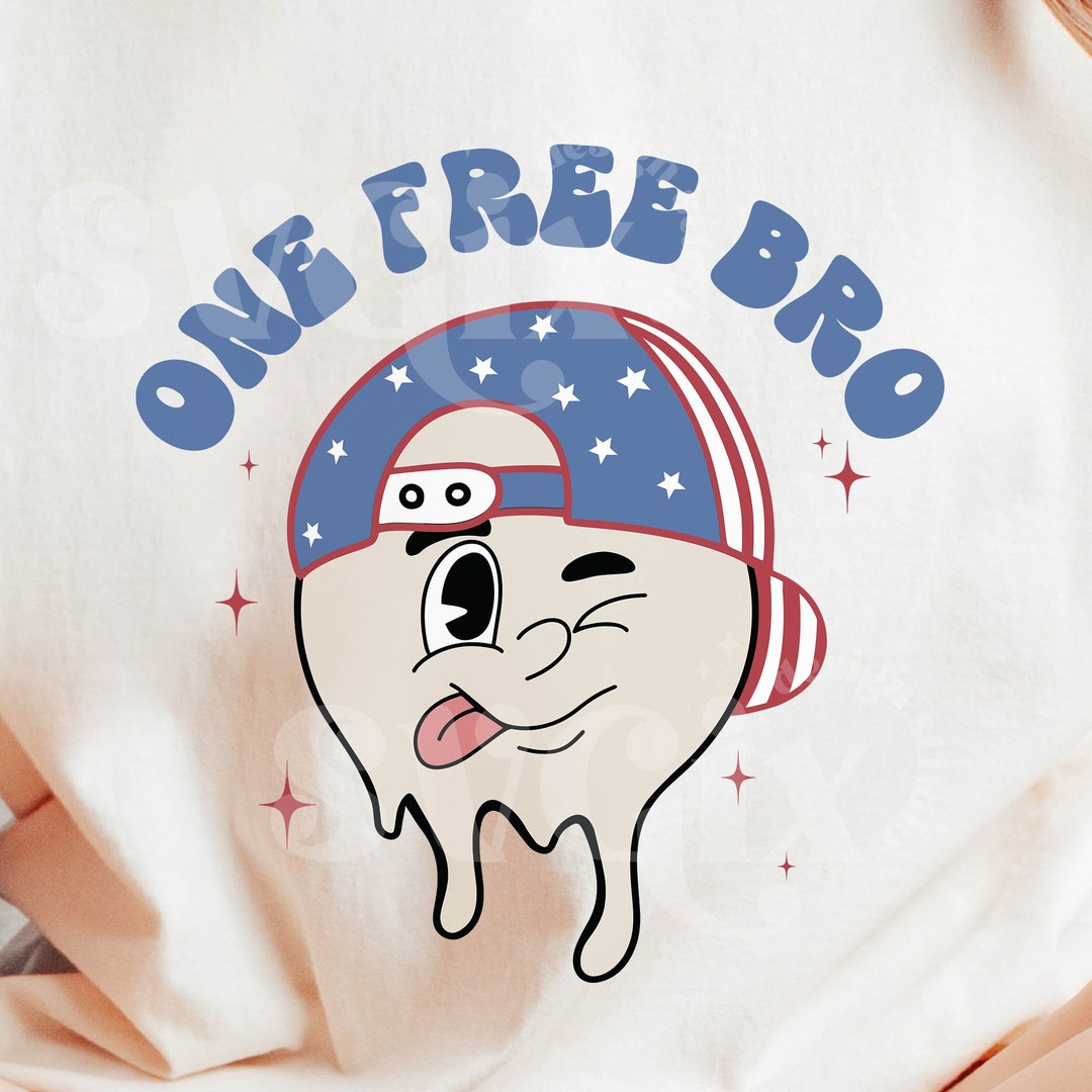 One Free Bro Png, 4th July Boy PNG - Etsy