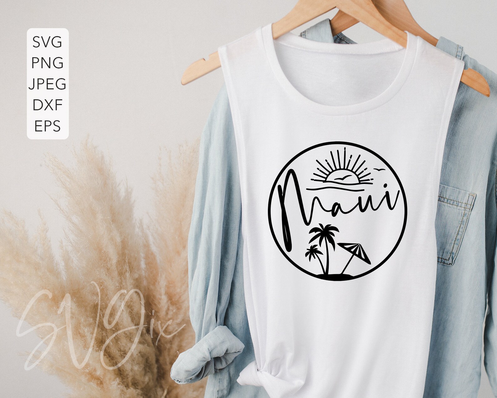 Maui SVG Maui Holidays Svg Summer Beach Svg Cut Files Cricut | Etsy