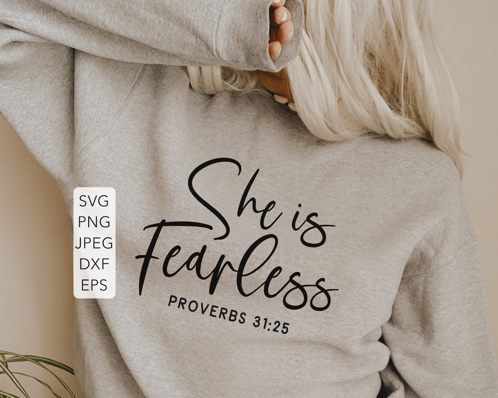 She is Fearless Svg Proverbs 31 25 Svg Bible Verse Svg - Etsy