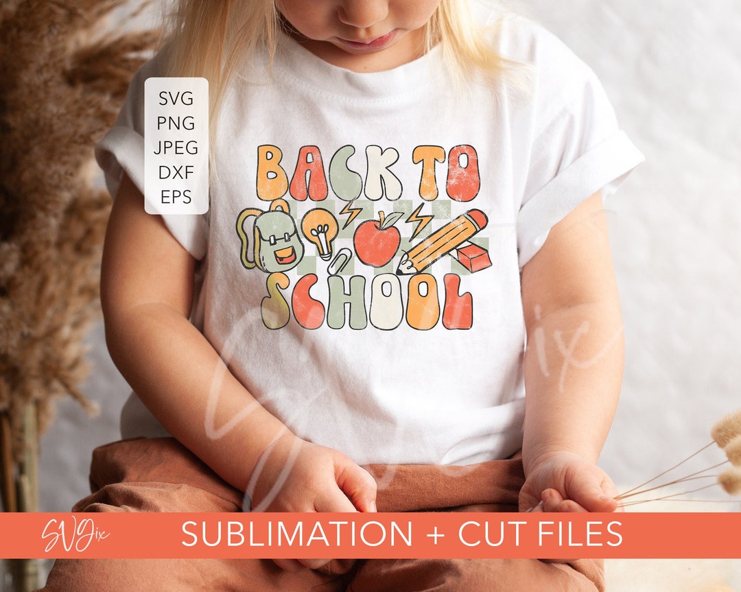 Back to School SVG PNG, Sublimation Design, PNG File - Etsy