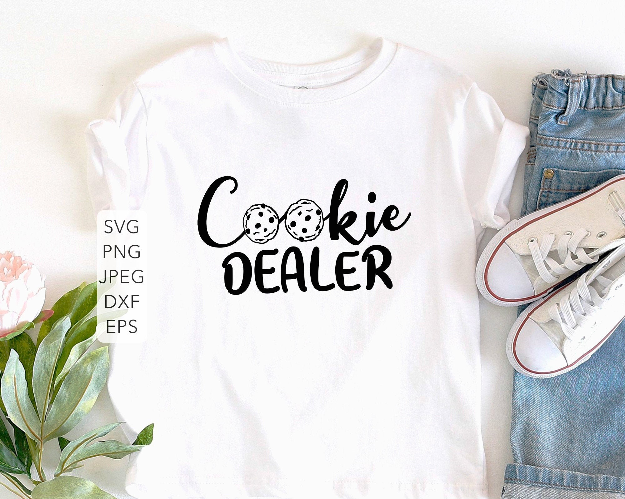 Girl Scout Cookie Svg Cookie Dealer Svg Png Dxf Eps Cutting Etsy