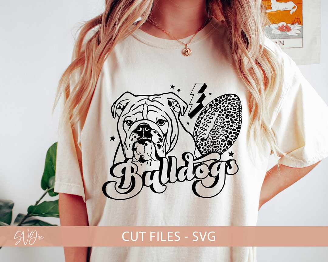 Bulldogs Leopard Print SVG, Bulldogs Football SVG Sublimation - Etsy