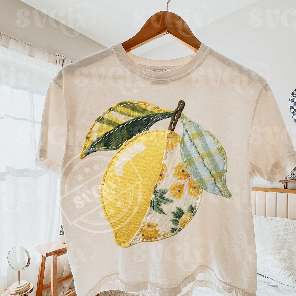 Summer Lemmon PNG, Lemon PNG, Lemon Faux Patchwork PNG - Etsy