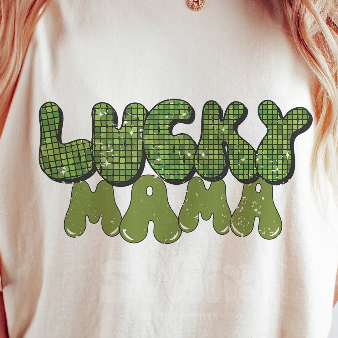 Lucky Mama PNG St Patricks Mama Checkers PNG, Patricks PNG Sublimation ...