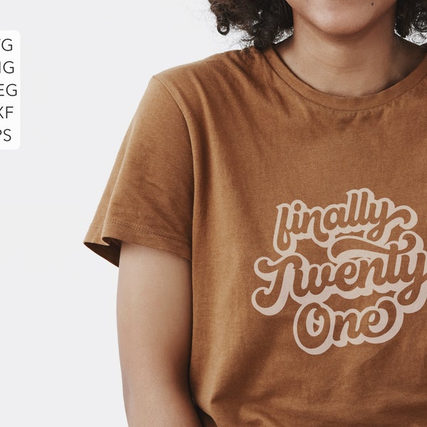 21st Birthday Svg - Etsy