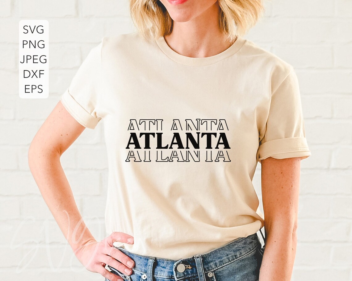 Atlanta SVG Georgia Svg Cut Files for Cricut Sublimation - Etsy