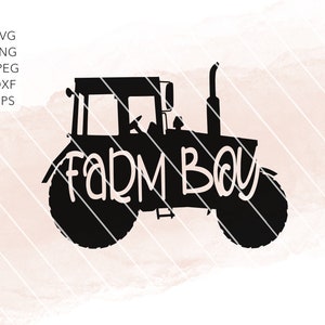 Farm Boy SVG Future Little Farmer Svg Cutting Files for - Etsy