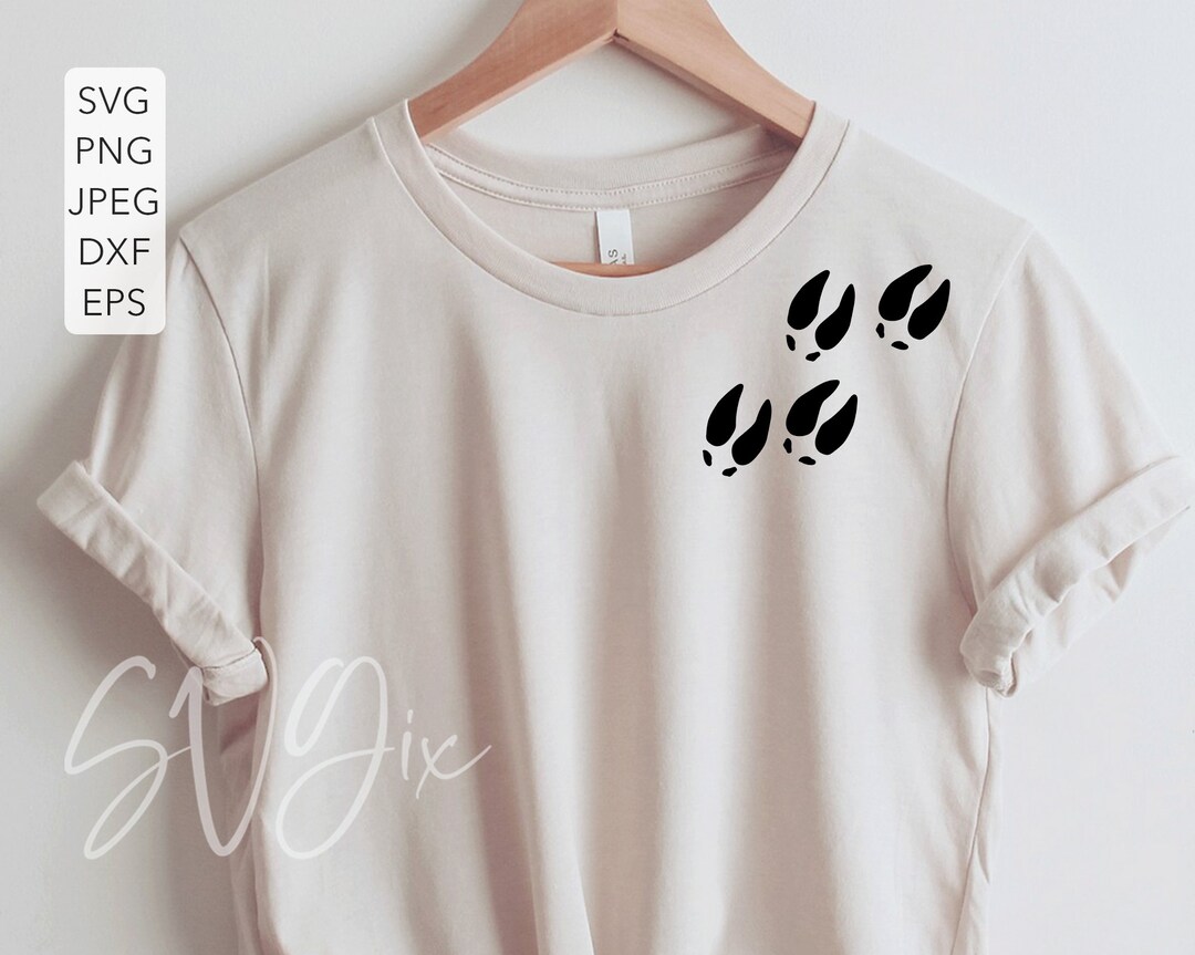Deer Tracks SVG, Moose Tracks Svg, Elk Tracks Svg, Hunting Svg, Animal ...