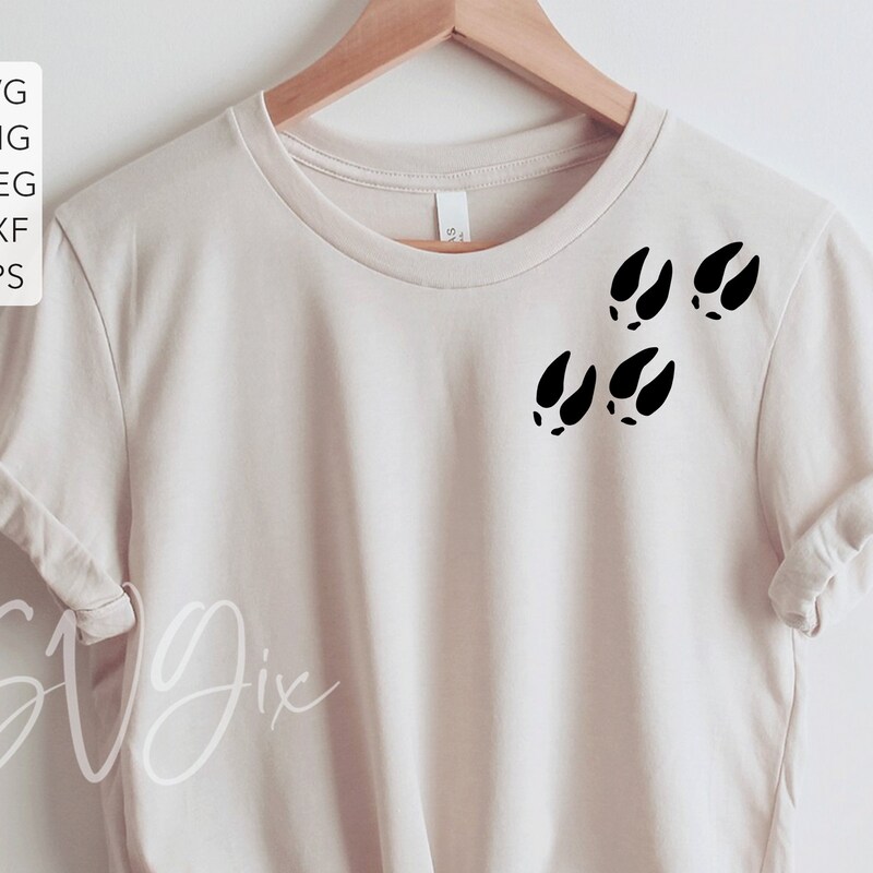Deer Track Svg - Etsy