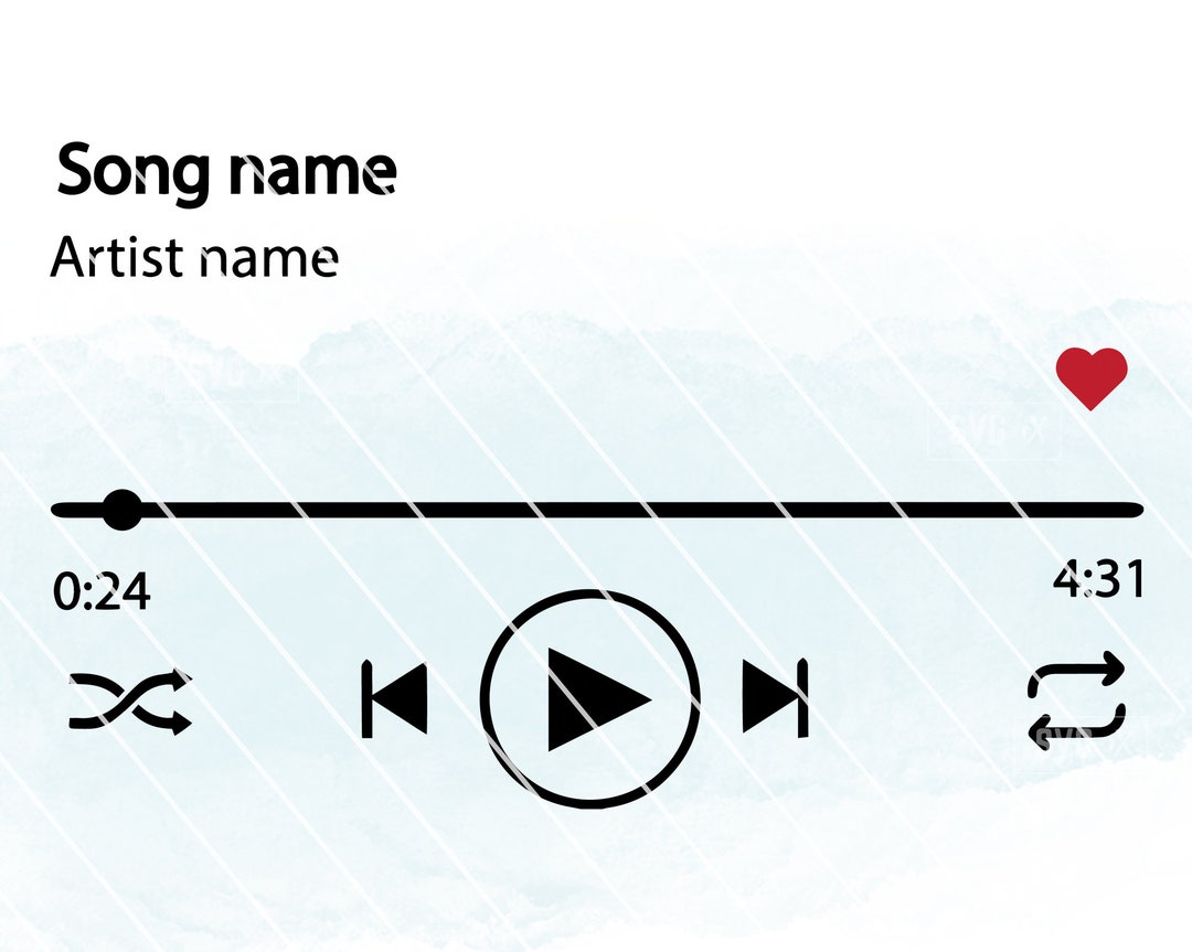 Audio Control Buttons SVG, Music Player Svg, Buttons SVG, Png Cutting ...