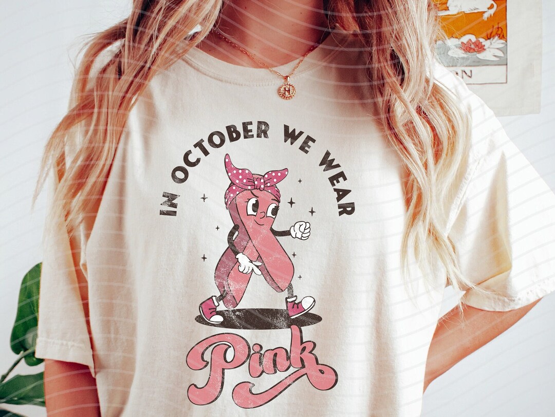 Pinktober Png, Pink October Png, in October We Wear Pink Png, Cancer ...