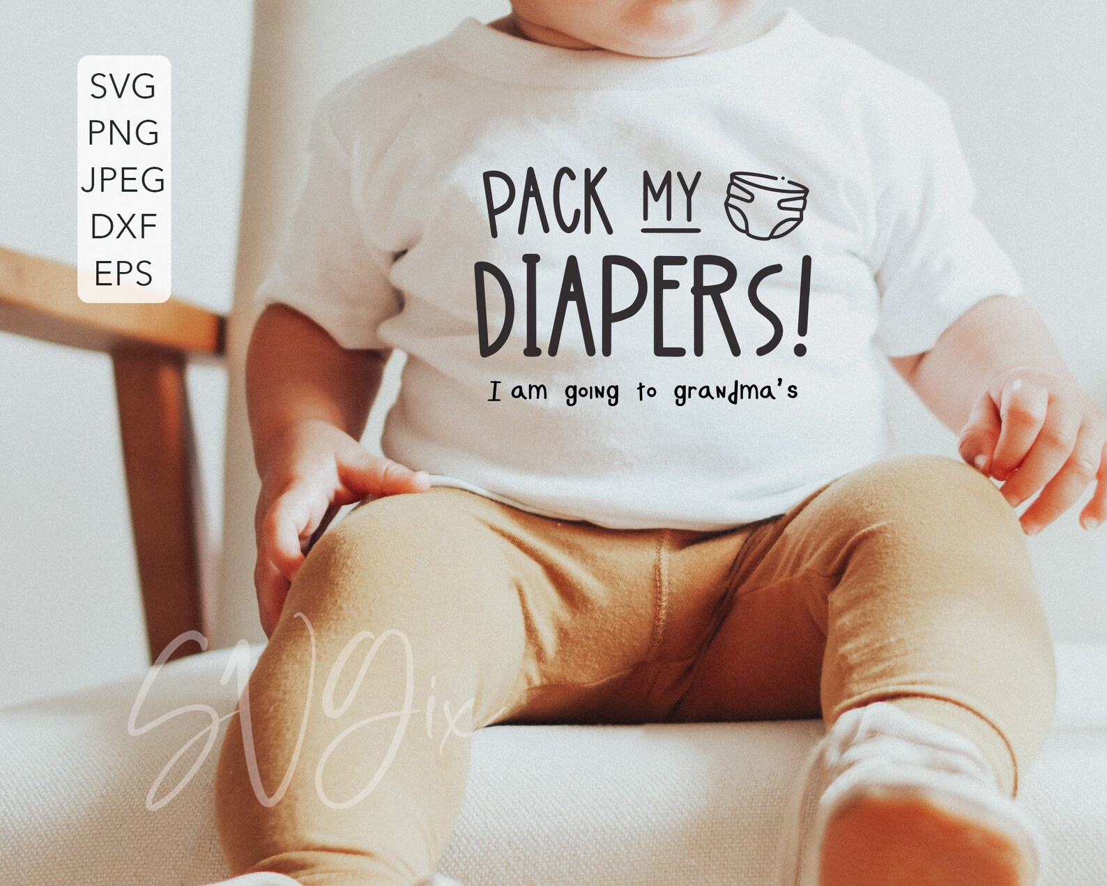 Pack My Diapers I Am Going to Grandma's Svg Grandma - Etsy