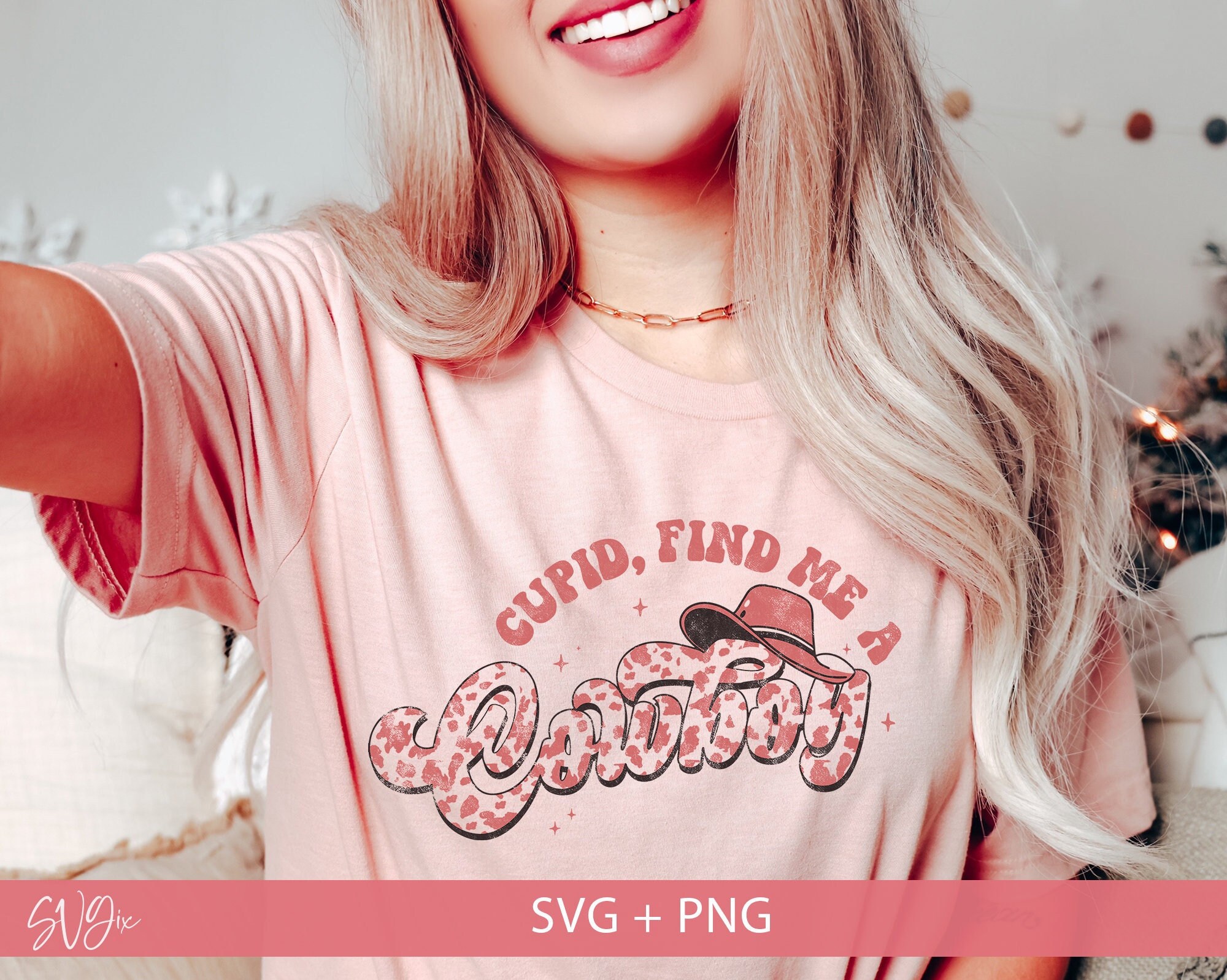 Cupid Find Me Cowboy Groovy Retro SVG PNG V Day Retro PNG - Etsy