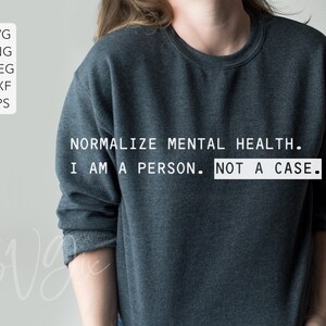 Normalize Mental Health Svg, Mental Health Matters SVG PNG, Depression ...