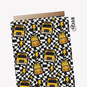 Back to School Checkers Bus Seamless Pattern by Svgix - INSTANT ...